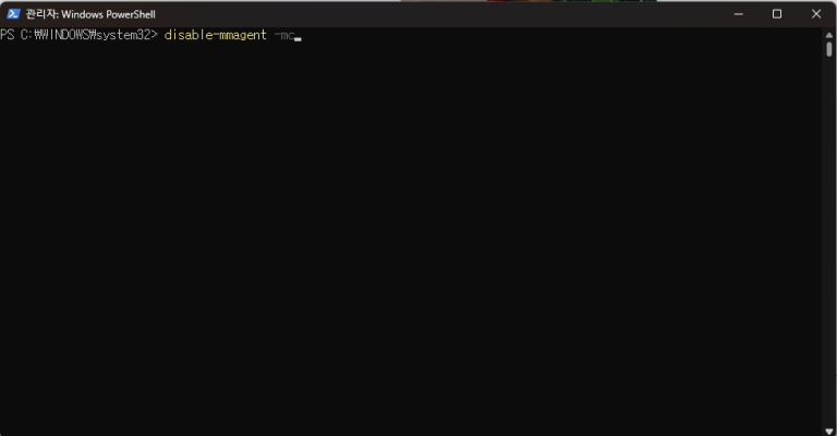 윈도우11 에서 메모리 압축 활성화, 비활성화 하는방법 - HowToDoIT