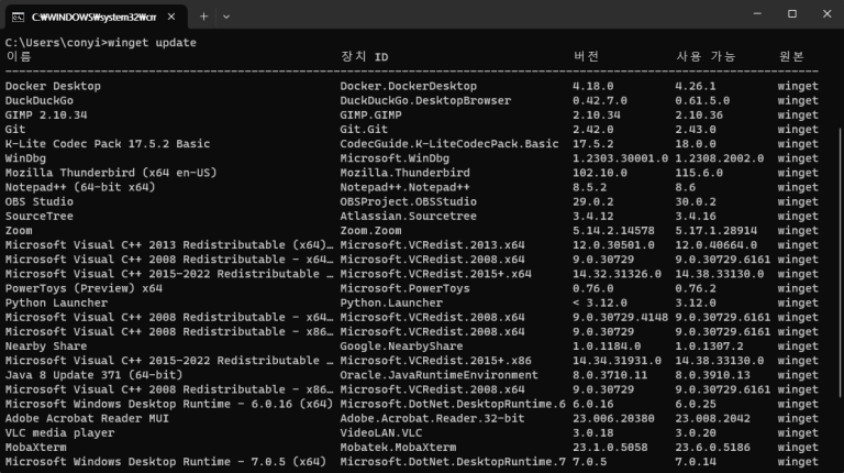 Windows Package Manager (winget) 사용하는 방법 - HowToDoIT